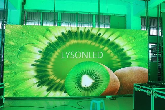 128×108 Dots Smd Rgb Hd Led Screen Video Cabinet Size 600x337.5mm supplier