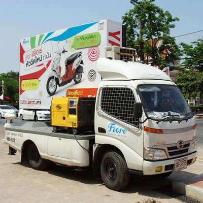Truck Mounted LED Screen Panels For Advertising , 31.25MM Pixel supplier