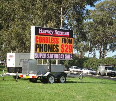 Truck Mounted LED Screen Panels For Advertising , 31.25MM Pixel supplier