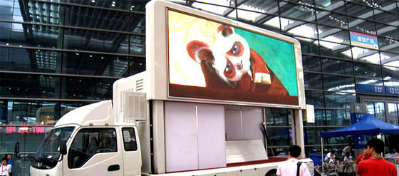 P7 Outdoor Mobile Truck Mounted LED Screen Signboard , RGB Video Display supplier