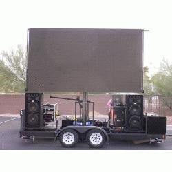 P7 Outdoor Mobile Truck Mounted LED Screen Signboard , RGB Video Display supplier