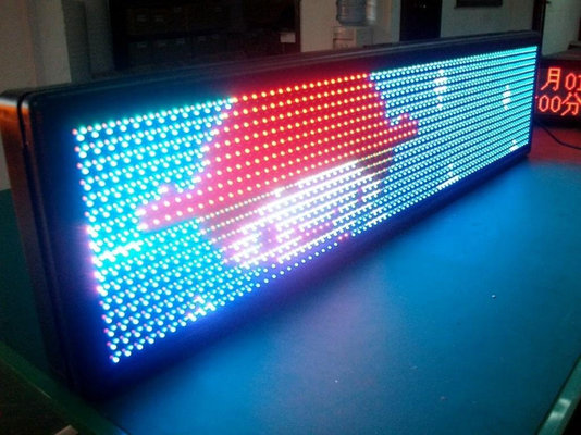 RGB Full - Color Led Traffic Display P10 7000 Nits 1/4 scan / static supplier