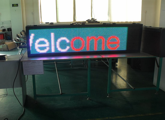Ph13.33mm RGB LED Scrolling Message Sign , 24*12 Pixels Led Moving Display supplier