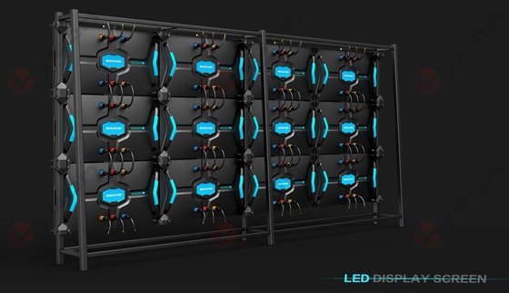 P2.5 Rental SMD Indoor Led Video Screen 600x337.5mm Slim And Light Cabinet supplier