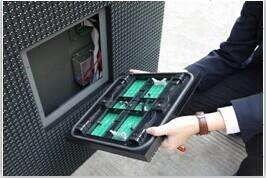 Big Quick assemble Front Service Led Display For Advertising , High Brightness supplier