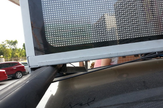 Double Sides P6 Full Color Taxi Led Display 3g / Wifi Controlled 960*384mm supplier