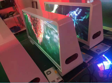 Advertising Taxi LED Display P5 , Outdoor Taxi Top Video LED Display 3G/4G/Wifi Control supplier