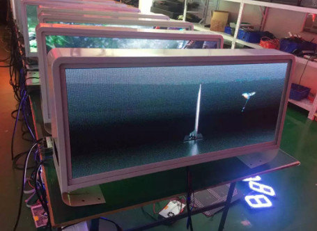 Aluminum P 5mm Taxi Led Display Personal Car Top Advertising Fixed Installation supplier