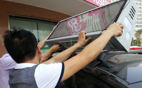 SMD2727 taxi top advertising signs 24 hours advertisement in Day and Night supplier