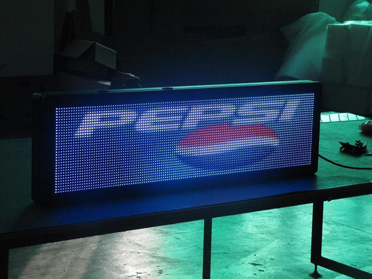 16Mm 4000 Nits Led Traffic Display , Programmable Led Scrolling Message Sign supplier