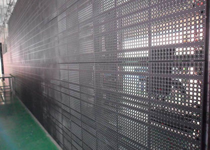 Outdoor P18 Flexible Led Curtain Display Screen For Stage Backgound , IP65 3086 dots/m2 supplier
