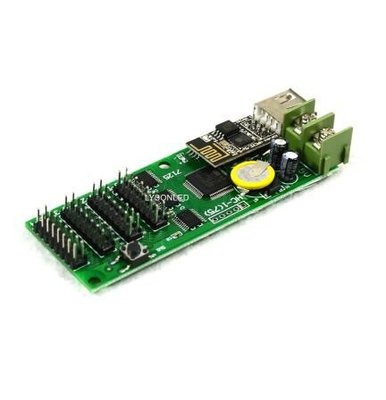 Full Color Window LED Display Wifi LED Display Card HC-1W ,64*416 32*832 48*544 Pixels Support Static to 1/16 Scan supplier