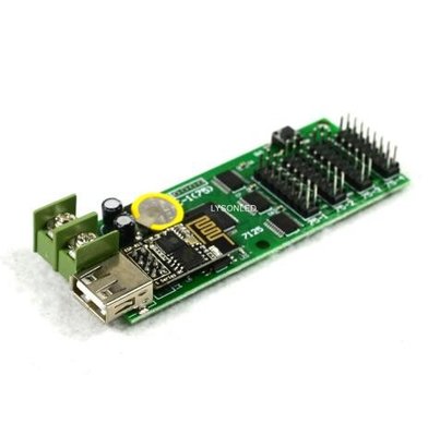 Full Color Window LED Display Wifi LED Display Card HC-1W ,64*416 32*832 48*544 Pixels Support Static to 1/16 Scan supplier