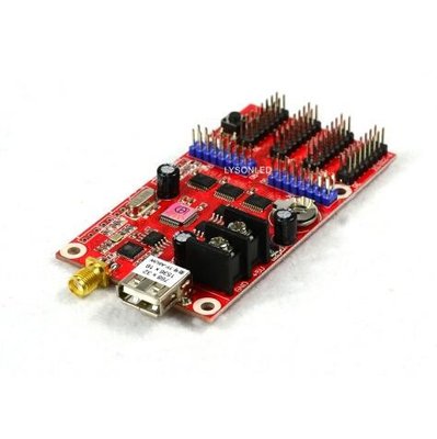 Speicial Offer LongGreat TF-A6UW WIFI+ USB driver Wireless LED Display Controller, F3.75 F5.0 P10 LED Sign Board Card supplier