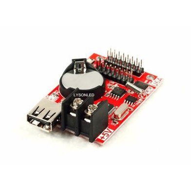 Hd-U6A Usb-disk Ports Led Display Control Card Max Support 20 Pcs Single Color P10 Led Modules supplier