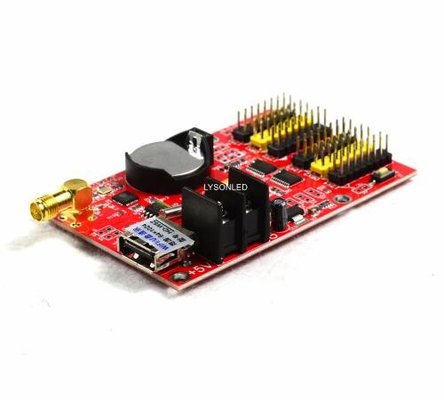 HD-W62 APP & U-disk & Wifi P10 LED Message Display Controller Card, Single & Dual Color P4.75 P10 P16 LED Control supplier