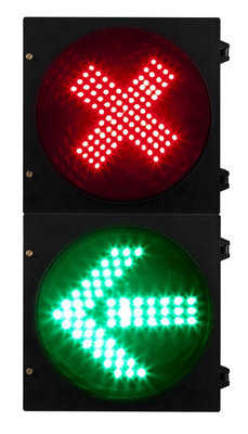24V DC Reliable Traffic Light Signal Arrow With Aluminum Housing
