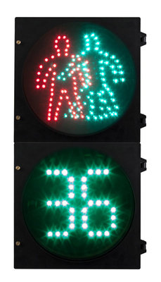 Energy Saving RYG Traffic Control Lights / LED Traffic Signal