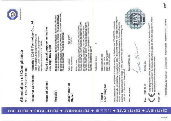 China HANGZHOU ZGSM TECHNOLOGY CO.,LTD certification
