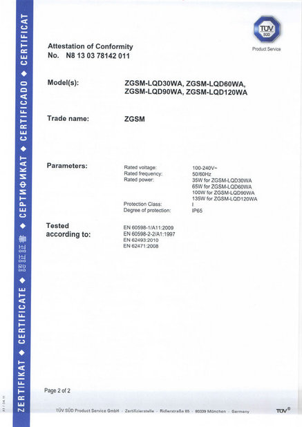 China HANGZHOU ZGSM TECHNOLOGY CO.,LTD certification