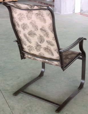 Outdoor Patio Plastic Garden Furniture Stackable Plastic Chairs With Steel Frame