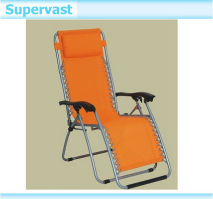 Outdoor Folding Patio Furniture , Portable Zero Gravity Folding Chair Recliners