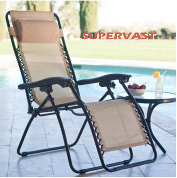Outdoor Furniture Modern Mesh Zero Gravity Lounge Chair / Sun Lounger Chairs