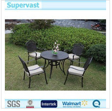 Garden Cast Aluminum Patio Furniture , Portable Picnic Table And Chair Set