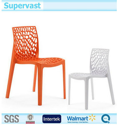 Garden Tool Set Outdoor Patio Chairs , Clear PC Garden Chair for Dinning / Cafe