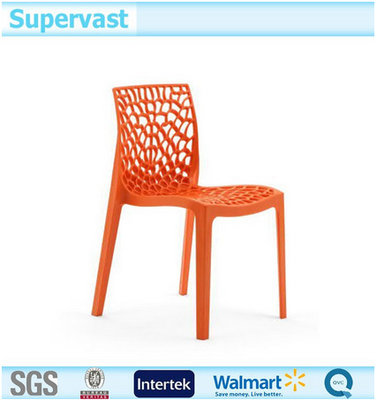 Garden Tool Set Outdoor Patio Chairs , Clear PC Garden Chair for Dinning / Cafe