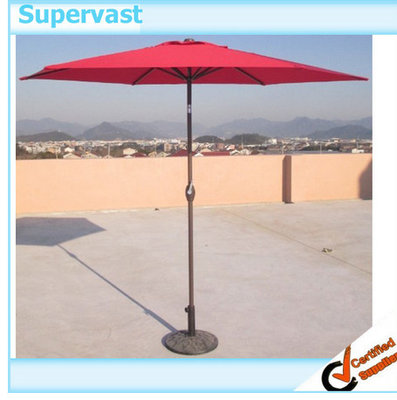 Patio Outdoor Furniture 9ft Garden Market Replacement Parasol with Aluminum / Polyester