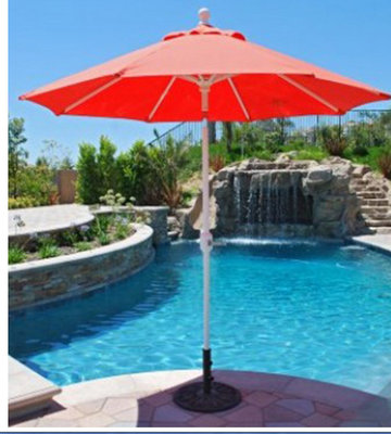 Garden Yard Beach Patio Market Umbrella / Outdoor Stand Table Umbrella