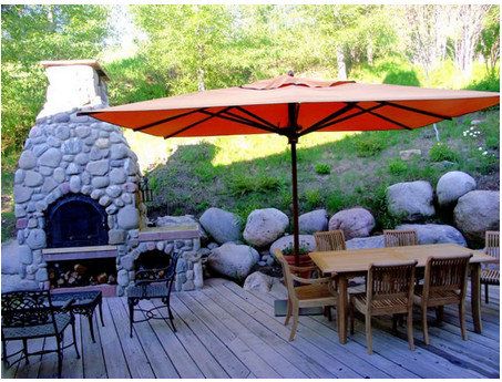 10FT x 10FT Square Patio Market Umbrella Outdoor Parasols Fade Resistance