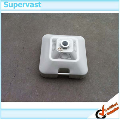 Square PP Plastic Patio Umbrella Bases For 10 Foot Market Umbrella , ISO9001
