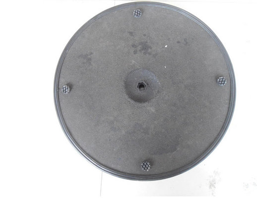 Dark Green Round Patio Umbrella Bases Cement Beach Umbrella Stand 15KG