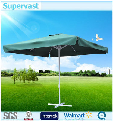 Water / Wind Reistance Strong 3x3M Square Patio Umbrella , Outdoor Market Umbrellas