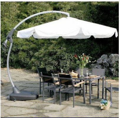 Commercial Grade Fade Resistant Steel Offset Patio Umbrella 11 Inch for Advertising