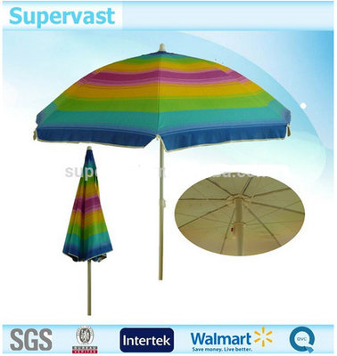 Professional Outdoor Leisure Furniture Rainbow Color Beach Sun Shelter