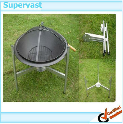 30'' Copper Color Steel Fire Pits Patio Furniture Accessories for Outdoor BBQ