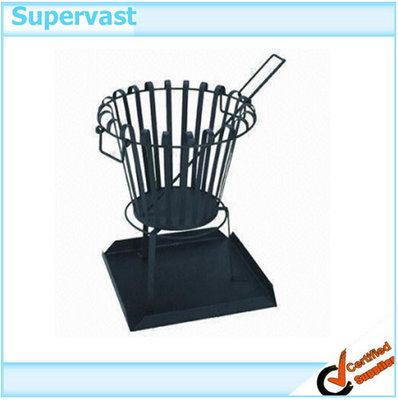 Eco - Friendly Patio Furniture Accessories Outdoor Welded steel fire basket
