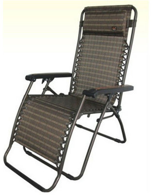 Weather Resistance Metal Patio Furniture Folding Sun Zero Gravity Chair With Pillow