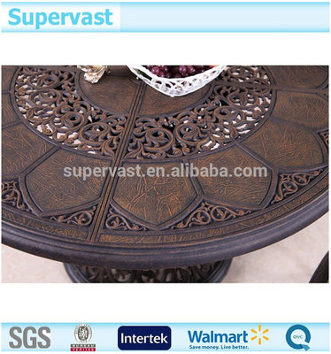 Luxury Cast Aluminum Patio Furniture Garden Dinning Table and Chair Sets