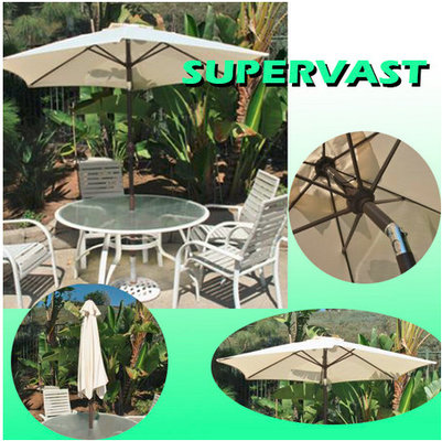 7.5FT Outdoor Aluminum Patio Furniture Market Umbrella for Commercial