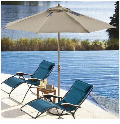 7.5FT Outdoor Aluminum Patio Furniture Market Umbrella for Commercial