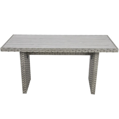 Separate Conversation Sofa Set with Cushion , Polywood Top Table