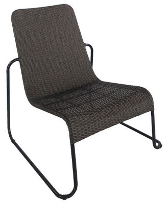 3pc Rattan Wicker Outdoor Furniture Chat Set Stackable All weather