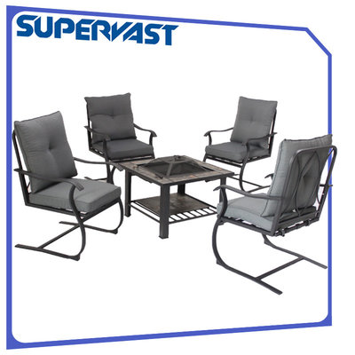 C spring 5pc Patio Bistro Set Replacement Fire Pit Top Bar Table