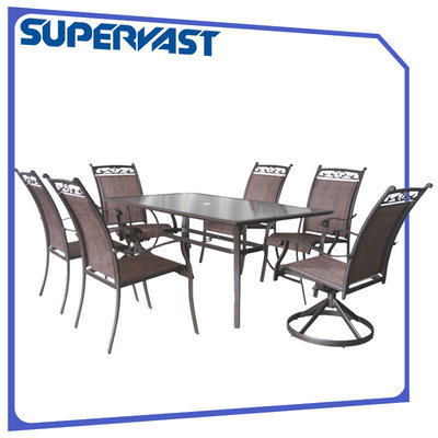 Sling Patio Bistro Set Patio Furniture Dining Sets Dining Chair Swivel Chiar
