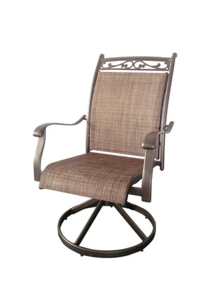 Sling Patio Bistro Set Patio Furniture Dining Sets Dining Chair Swivel Chiar