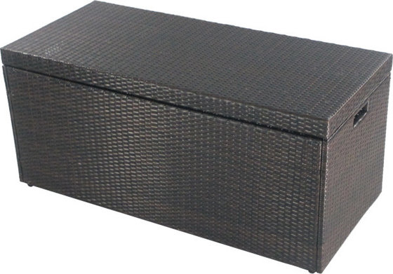 SGS Resin Wicker Patio Furniture Poly Rattan Storage Box and Vertical Type